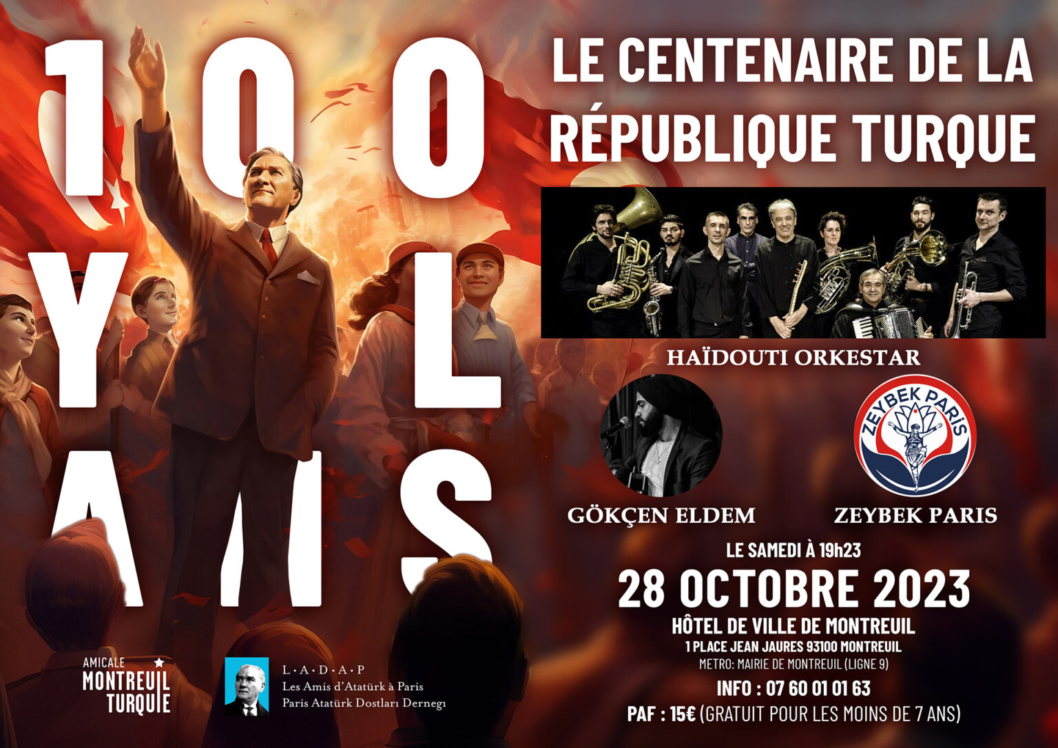 Le centenaire de la République Turque - LADAP